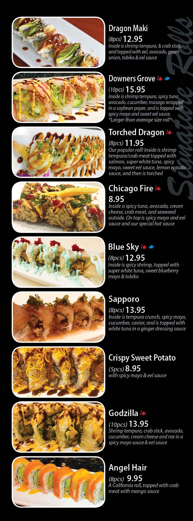 Menu | Royal Sushi